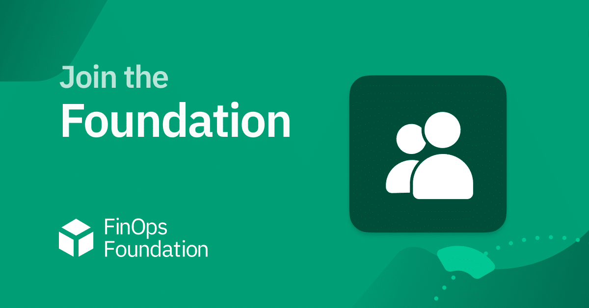 Join the FinOps Foundation